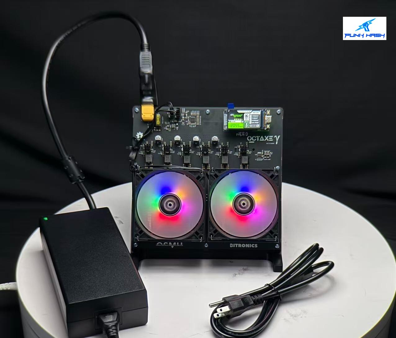 Bitaxe Nerd OCTAXEY 12T Rev 3.1